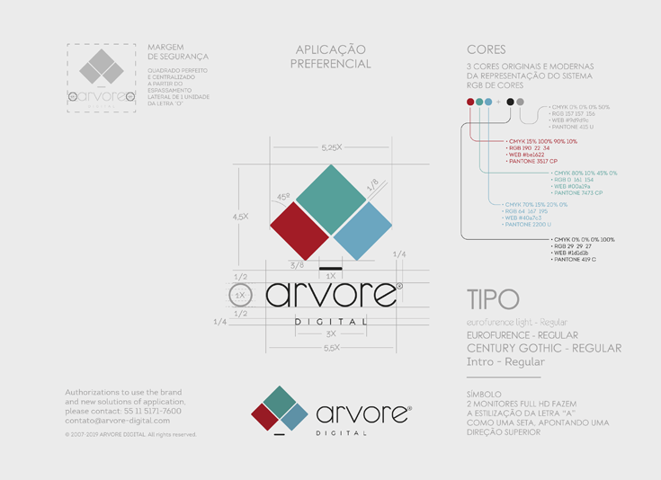 Rebrand Arvore Digital – uiip